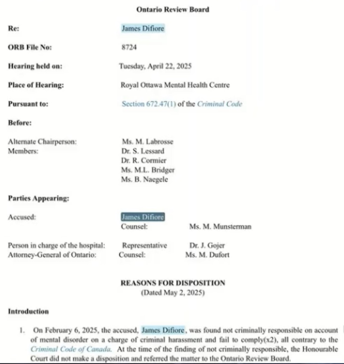 Wallace & DiFiore – Sam Mraiche operatives – Gangsterism Out